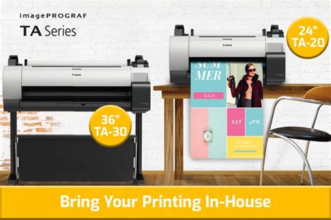 Canon ImagePROGRAF TA Series Entry Level Large Format Printer