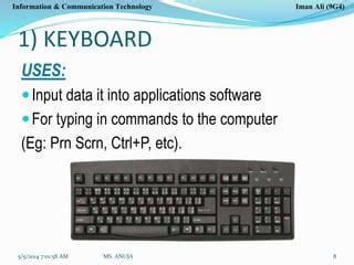 Input Devices Main PPT