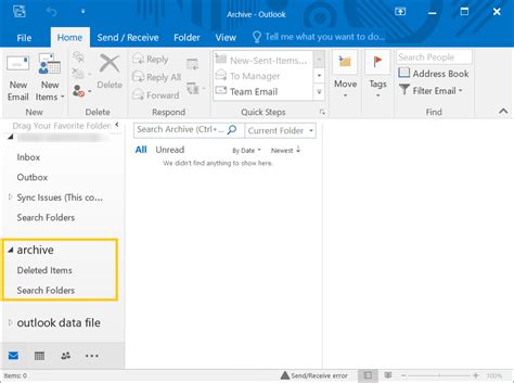 Methods To Access Archived Emails In Outlook