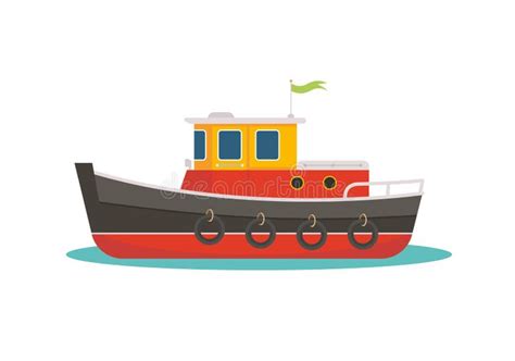 Tug Boat Cute Stock Illustrations 26 Tug Boat Cute Stock