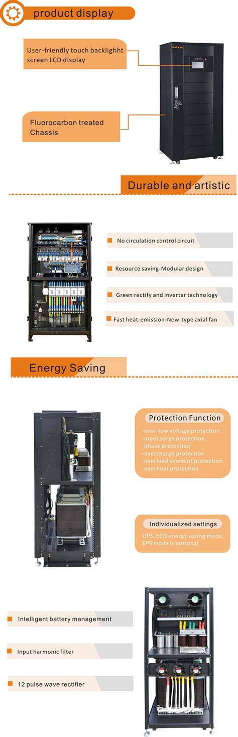 Universal Power Supply 60kva Industrial Ups High Quality Universal Power Supply 60kva