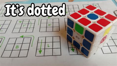 3x3 cube pattern 6 dot pattern up and down of cube youtube