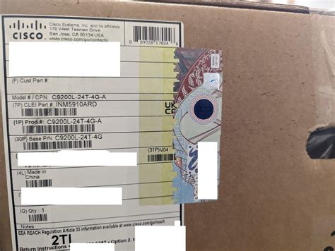 Cisco Systems Catalyst 9200 24 Port Data Only 4 X 1g Ethernet Switch Network Switch And