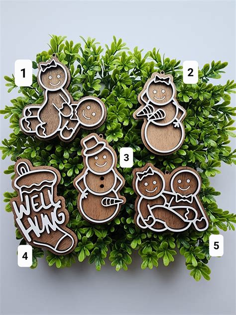 Naughty Gingerbread Ornaments Couples Ornaments Sexy Ornaments Funny