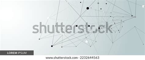 Vector Connect Triangle Structure Design Modern Stock Vector Royalty