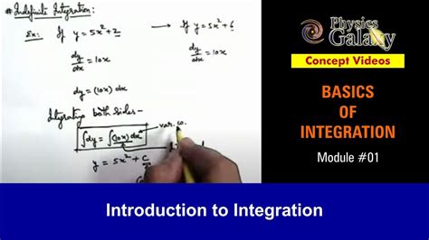 Class 11 Physics Basics Of Integration 1 Introduction To 50 Off