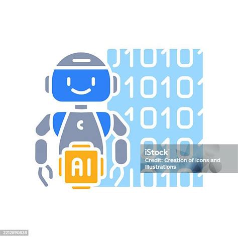 Intelligent Coding Assistant 컬러 플랫 아이콘은 디지털 및 인쇄 프로젝트를 위한 것입니다 0명에 대한 스톡 벡터 아트 및 기타 이미지 Istock
