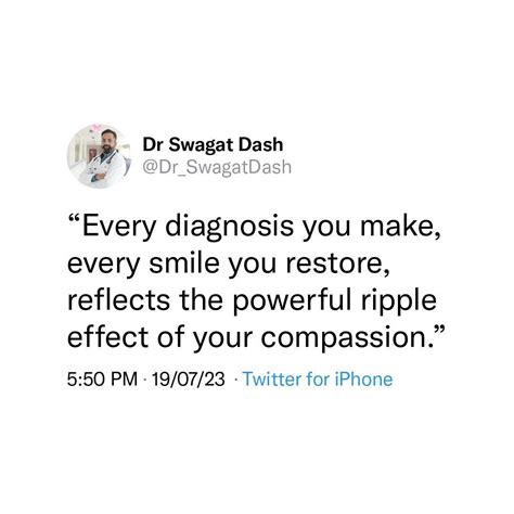 Dr Swagat Dash On Linkedin ⭐️ Effect Of Your Compassion ⭐️
