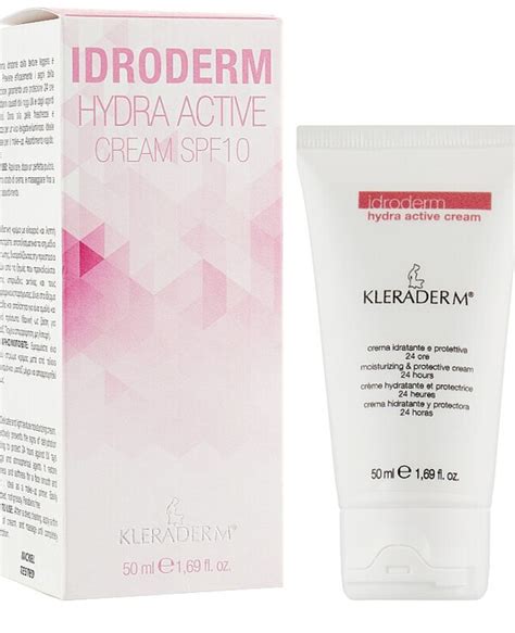 Kleraderm Интенсивно увлажняющий крем для лица Idroderm Hydra Active Cream 24h 50 мл купить от