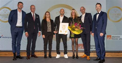 Menschen Im Fleischerhandwerk David Ist Fleischer Des Jahres