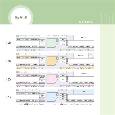 교실배치도 학교배치도 안내도 일러스트 포트폴리오 크몽