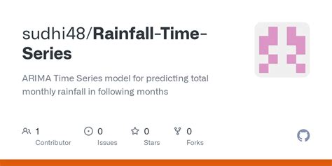 Github Sudhi48rainfall Time Series Arima Time Series Model For Predicting Total Monthly