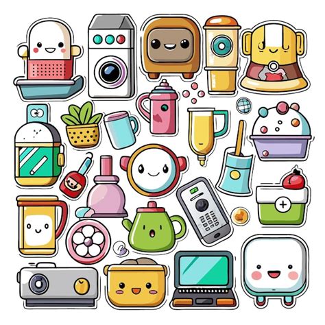 Cute Appliance Electronics Vectors And Illustrations For Free Download