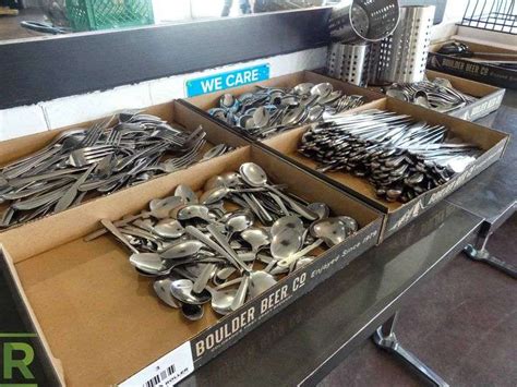 5 Trays Of Flatware Knives Forks Spoons Roller Auctions
