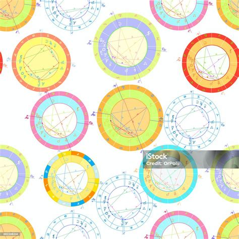 원활한 패턴 산 후 점성술 차트 조디악 표지판입니다 벡터 일러스트 레이 션 0명에 대한 스톡 벡터 아트 및 기타 이미지 0명 벡터 별 Istock
