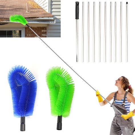 Telescopic Gutter Cleaning Tools 12 7ft 10 Pole Extendable Gutter