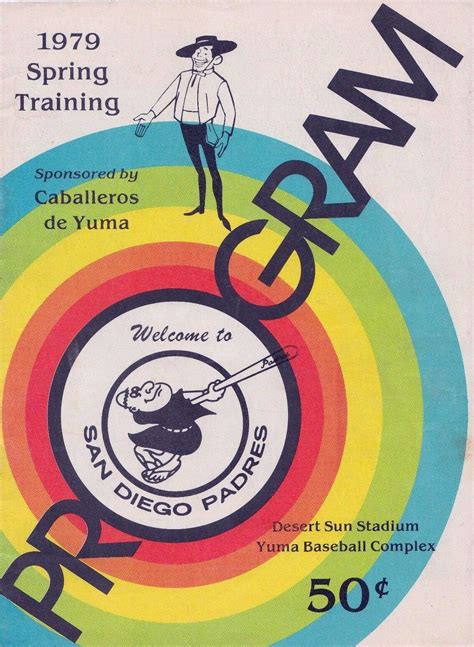 1979 San Diego Padres Game Publications