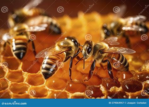 The Intense Heat Of Summer Harms The Bees Melting The Wax And Honey In Their Hives Ai