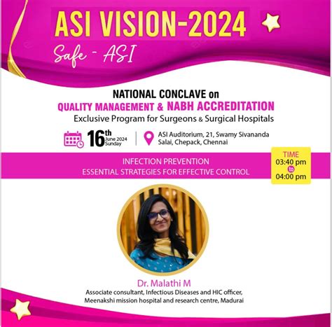 Dr Malathi Murugesan On Linkedin Quality Management And Nabh Accreditation For Surgeonzzz