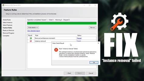 Fix Rule Instance Removal Failed Youtube