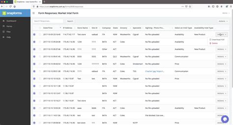 Snapforms Admin Dashboard Snapforms Resources FAQs