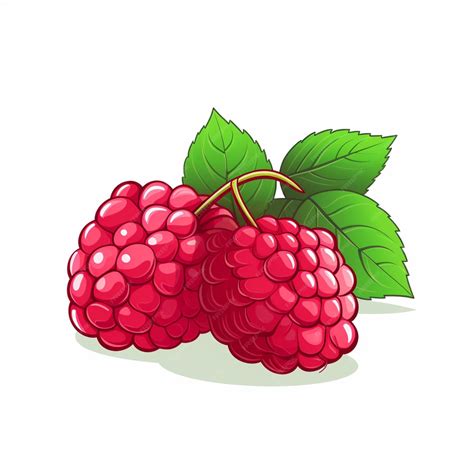 Premium Vector Raspberry Cartoon Vector