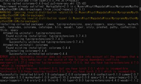 Solution Pip Install Spacy