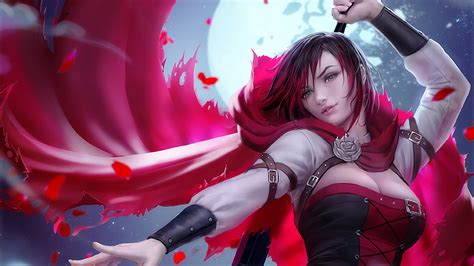 3840x2160 Resolution Ruby Rose RWBY 4K Wallpaper Wallpapers Den