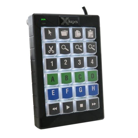 X Keys Xk 24 Programmable Keypad By Pi Engineering Ergocanada