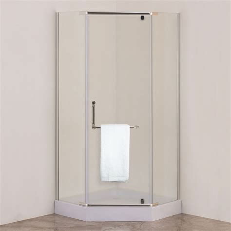 Душевой уголок DIWO Ростов 90х90 см профиль хром матовый, стекло ...