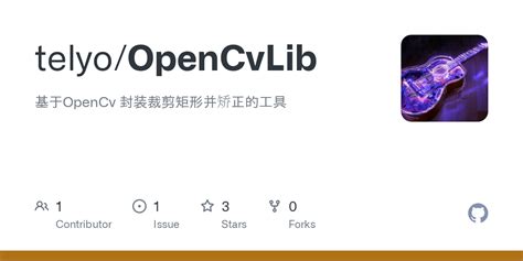 github telyo opencvlib 基于opencv 封装裁剪矩形并矫正的工具