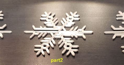 3d Snowflake Ornament In Three Pieces By Matyashovorka Download Free Stl Model 3d Snowflake Ornament In Three Pieces By Matyashovorka Download Free Stl Model