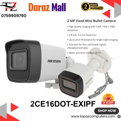 2 Mp Fixed Mini Bullet Camera Darazlk