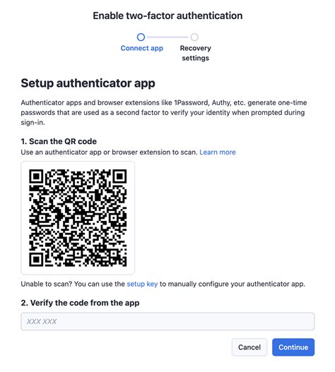 Two Factor Authentication Setup Platform Apify Documentation