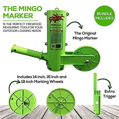 Mingo Marker Firewood Bundle Chainsaw Accessories Firewood Measuring Tool Log Holder For