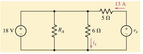 Solved Using Kirchhoff Laws Find Vx Write Only Numerical
