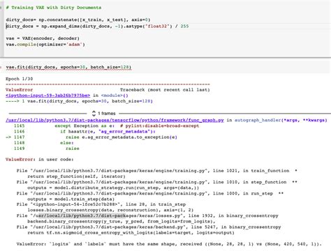 Help With Shape Problem For Vae Implementation Rlearnmachinelearning