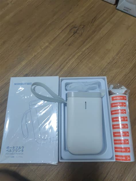 Nimbot D11 Bluetooth Sticker Printer With 10 Rolls Of Sticker Computers And Tech Printers