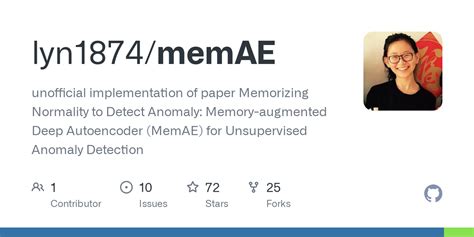 Github Lyn1874memae Unofficial Implementation Of Paper Memorizing Normality To Detect