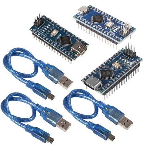 For Nano V30 Micro Controller Module Atmega328p Module Nano Board Ch340 Usb Cable Compatible