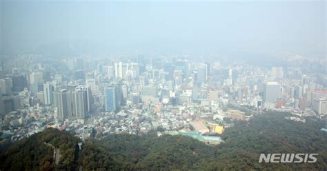 탁한 서울 하늘