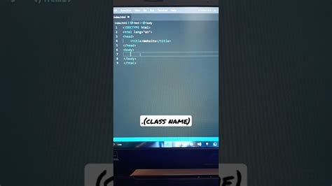 Shortcut For Creating Div Class In Vs Code Youtube