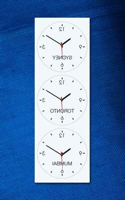 Multi Time Zone Clock Clocksguide