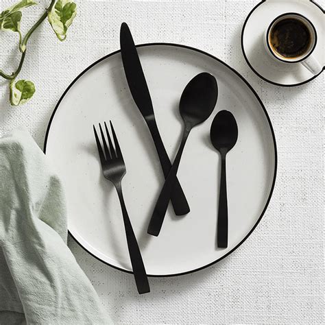 Virtuo Cutlery Set 16pc Black Kitchen Warehouse™