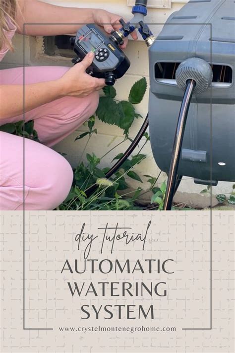 Set It And Forget It With A Diy Automatic Watering System Crystel Montenegro Home