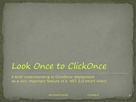 Advanced Clickonce Deployment Techniques By Suthep S Greatfriendsbiz Operating Systems