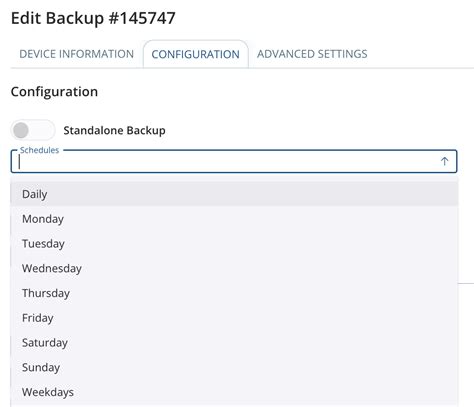 Creating Custom Backup Schedules Backup Radar
