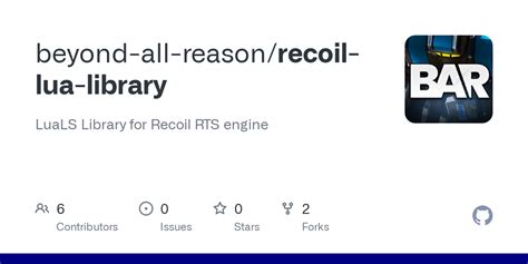 Recoil Lua Librarylibrarytypeslua At Main · Beyond All Reasonrecoil Lua Library · Github