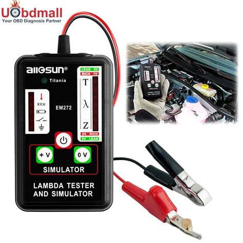 Universal Automotive Lambda Sensor Tester Em272 Wires Sensors Durable Abs Enclosure Sensor