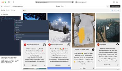 Display Css Editor Contentfry Developer